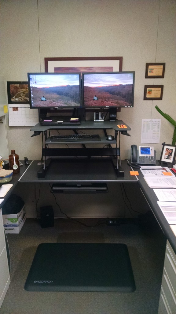 Stand Up Workstation On a Budget - ErgoDirect Blog