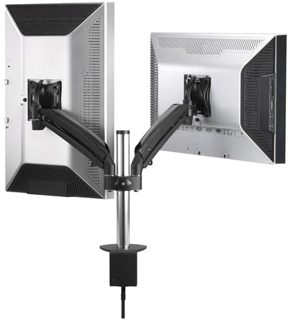 Chief K1C250 KONTOUR Dynamic Column Clamp Mount, Dual Monitors