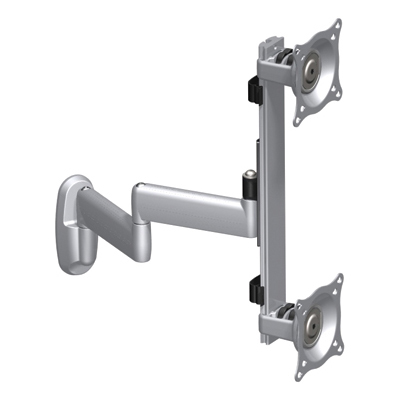 Chief Dual Arm Wall Mount, Vertical Dual Monitor KWD230B or KWD230S