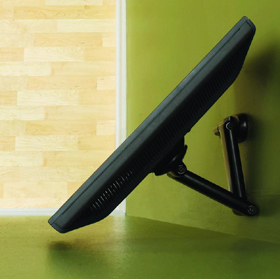 Chief FWDVB or FWDVS Small Swing Arm Wall Mount - 16" Extension