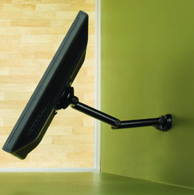 Chief FWDVB or FWDVS Small Swing Arm Wall Mount - 16" Extension