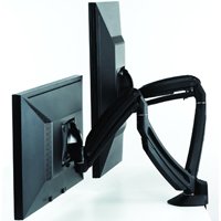 Chief K1D200 KONTOUR Dynamic Desk Clamp Mount, Dual Monitor