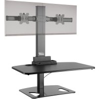 Ergotech FDM-STAND-2 Height Adjustable Dual Monitor Freedom Stand