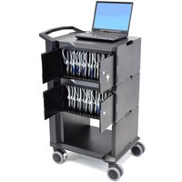 Ergotron 24-224-085 Tablet Management Charge Sync iPad Cart with 2 ...