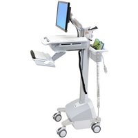 Ergotron SV42-42302 StyleView EMR Cart with LCD Monitor Arm, Life Powered