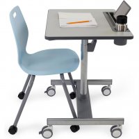 Ergotron LearnFit SE2 Short Sit-Stand Mobile Desk - 24-715-057