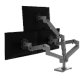 Ergotron LX Pro Triple Monitor Desk Mount Arm Bundle (grey)