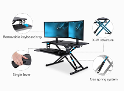 Flexispot M18M Lightweight Standing Desk Converter - 31"