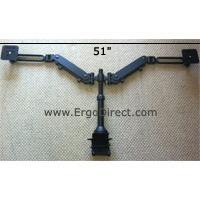Humanscale M4B2BAACMSP Clamp/M4B2BAABTSP Bolt Through Dual Arm