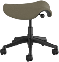 Humanscale Freedom Saddle Seat (22") or Pony Saddle Seat (16")