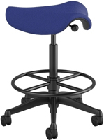 Humanscale Freedom Saddle Seat (22") or Pony Saddle Seat (16")