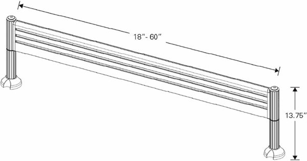 Humanscale Slatwall Access Rail System