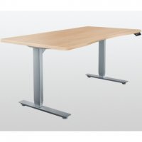 ISE Ascent Electric Rectangular 2 Leg Height Adjustable Table