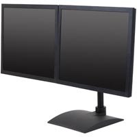 Innovative 9113 Dual Side By Side LCD Desk Stand with 16" Pole