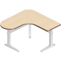 Workrite Sierra Pin Peninsula 3 Leg Height Adjustable Workstation ...