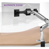 Workrite PA4000-B or PA4000-S Poise Twin LED Display Arm