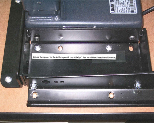 Workrite SHX-24SPCR or SHX-30SPCR Sierra HX Spacers Accessory