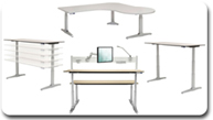 Workrite Keyboard Platforms, Monitor Arms and Height Adjustable Tables
