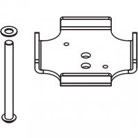 Workrite SOL-HDWR2-BS-B Solace Grommet Mount Hardware Kit