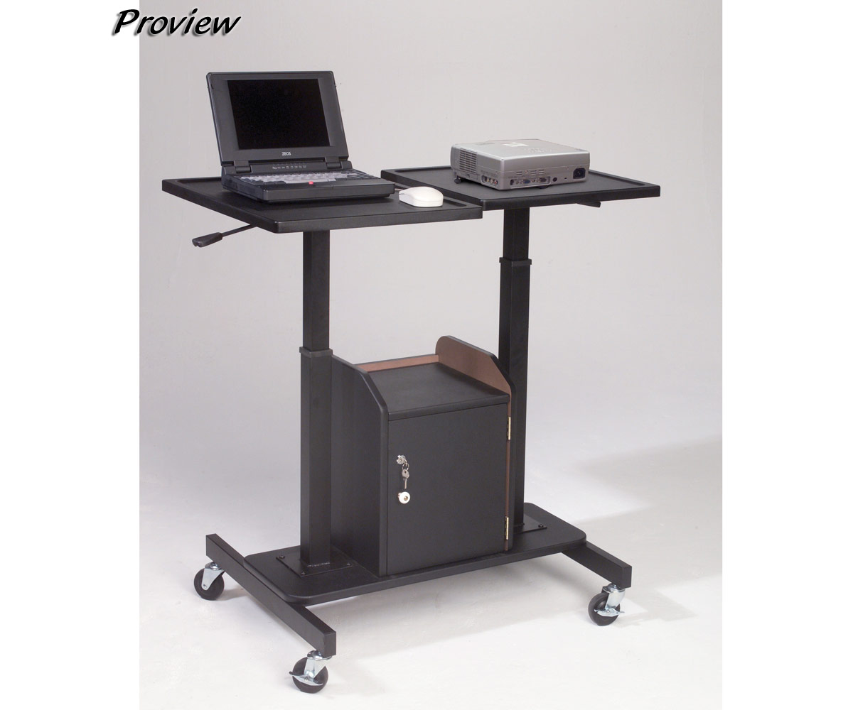 Balt 82692 Proview Height Adjustable Audio Video AV Cart