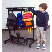 BALT 24851 BackPack Rack for use in School, Library, Churches