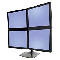 Ergotron DS100 Quad-Monitor Desk Stand, 33-096-200