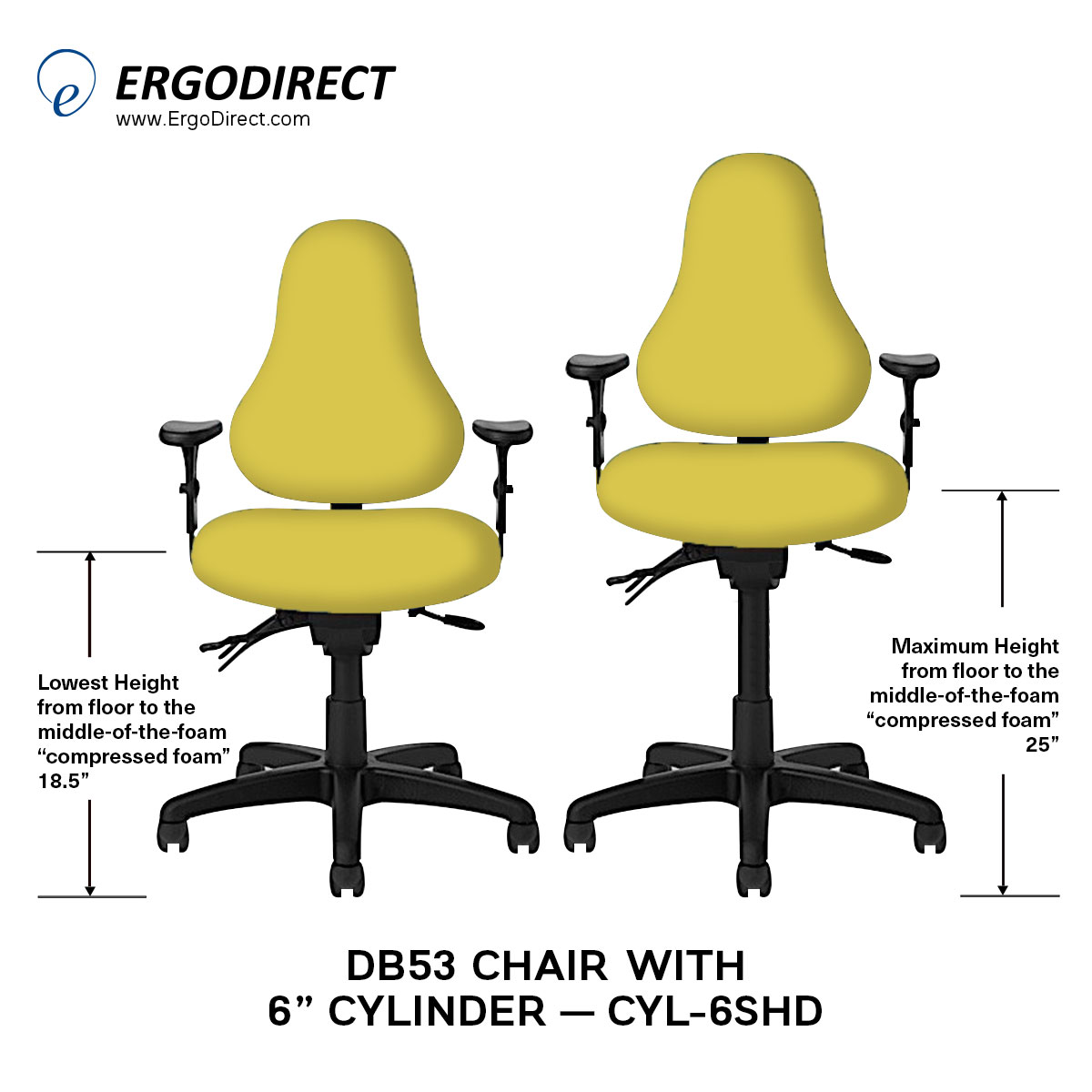 Office Master DB53 Ergonomic Task Chair (formerly Office Master)