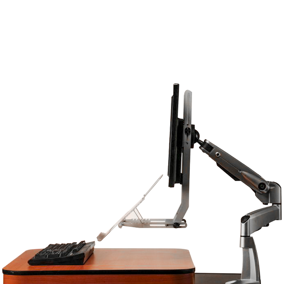 Long Reach Wall Mount Monitor Arm - ErgoDirect EDM-1201W