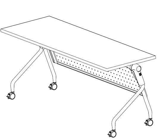 Workrite Sonoma Mobile Nesting Table